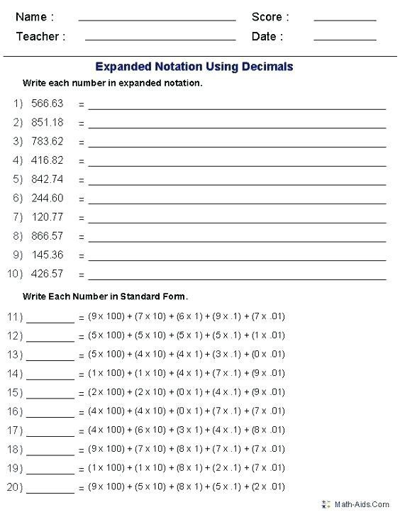 Writing Decimals In Word Form Worksheet Writing Worksheets Writing Decimals In Word Form Worksheet Writing Worksheets