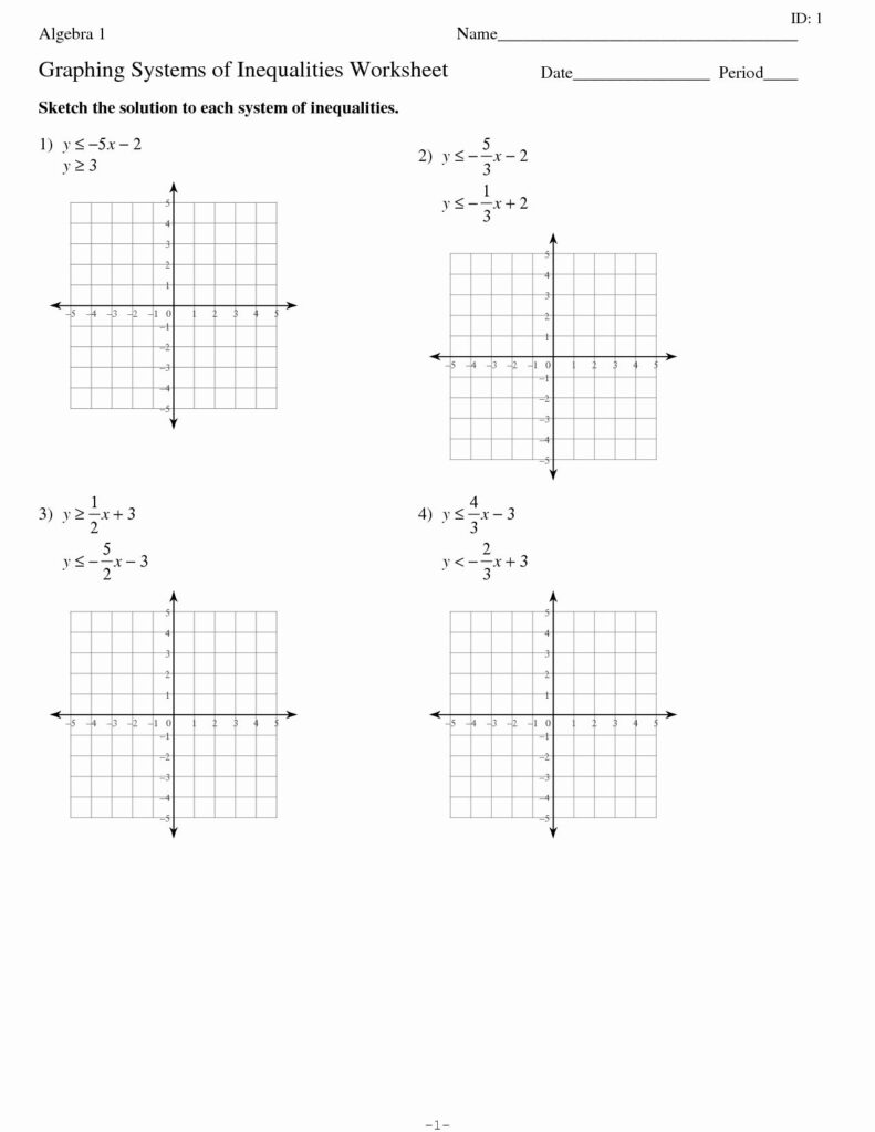 50 Graphing Linear Equations Practice Worksheet In 2020 Algebra ...