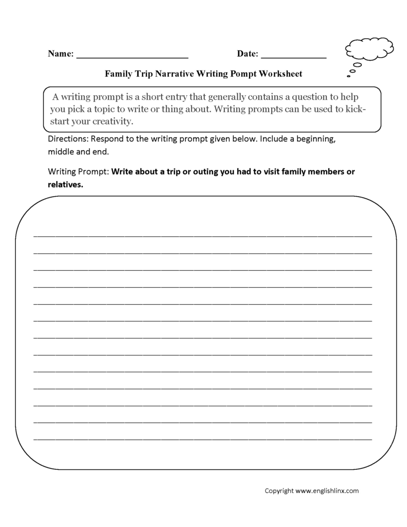 6Th Grade Writing Worksheets Printable Free Free Printable | Writing ...
