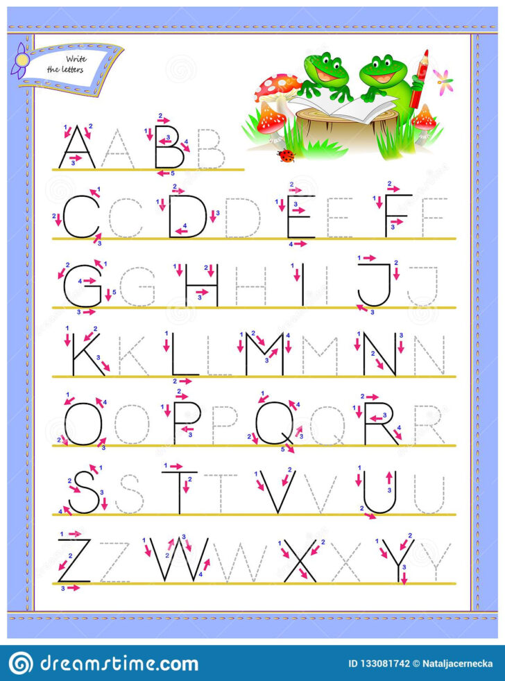 Abcd Tracing Worksheet AlphabetWorksheetsFree | Writing Worksheets