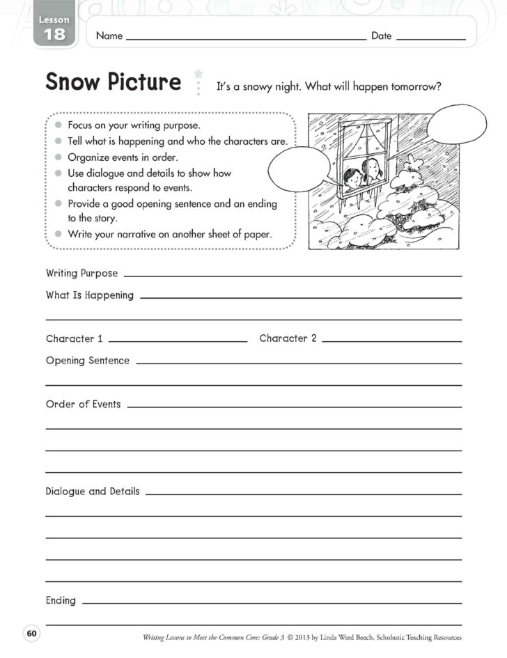 Cursive Writing Activity For Grade 4 Writing Worksheets