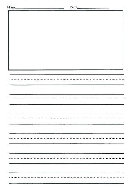 2nd Grade Writing Paper Template Writing Worksheets