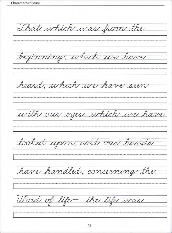 Cursive Writing Worksheet For Grade 4 Writing Worksheets