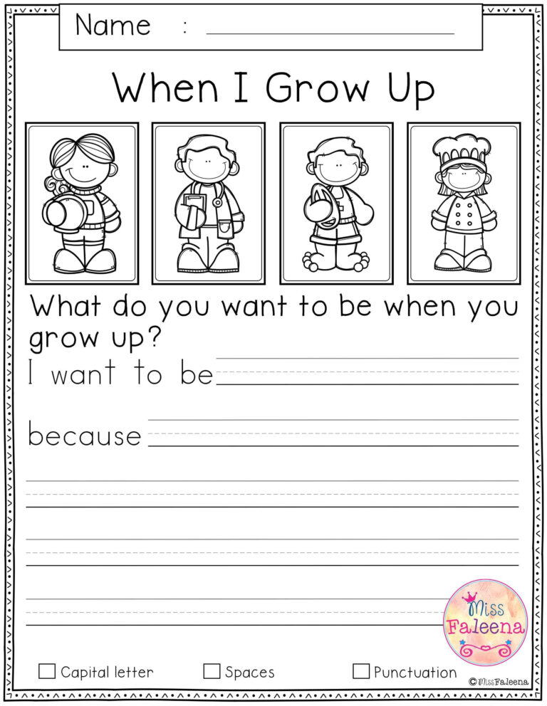 Free Writing Prompt Worksheets | Writing Worksheets