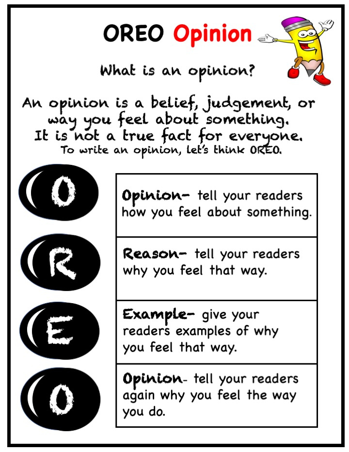 Oreo Writing Worksheet Writing Worksheets