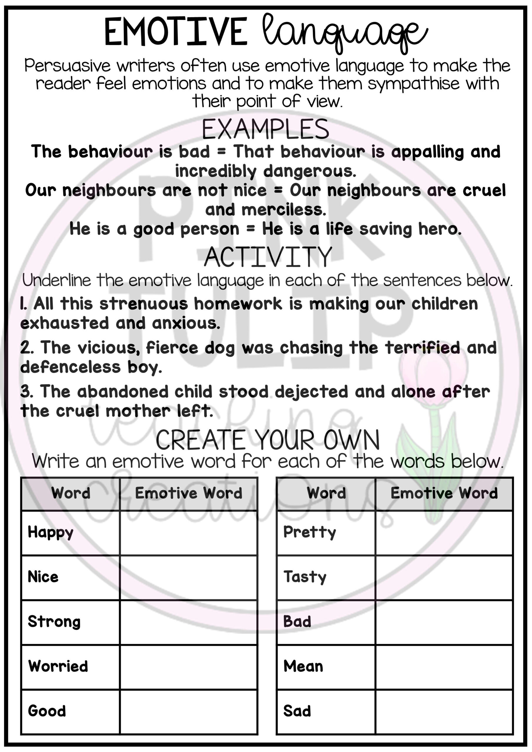 Persuasive Writing Worksheets Writing Worksheets