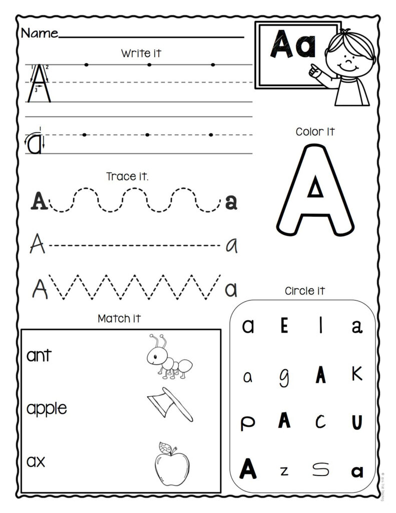 Prek Writing Worksheets | Writing Worksheets